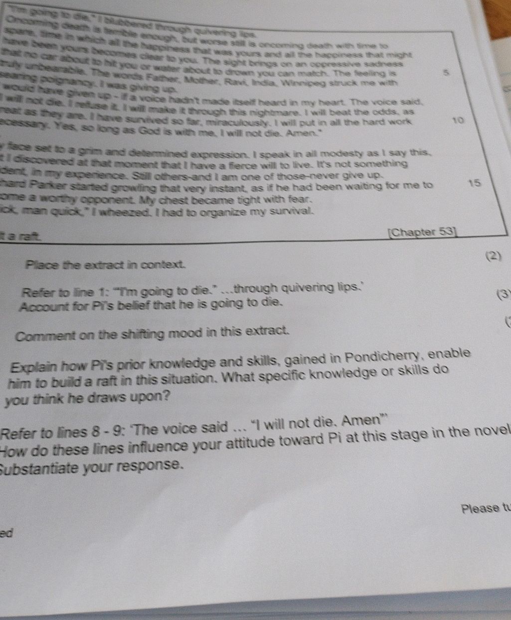 Place the extract in context. Refer to line | StudyX