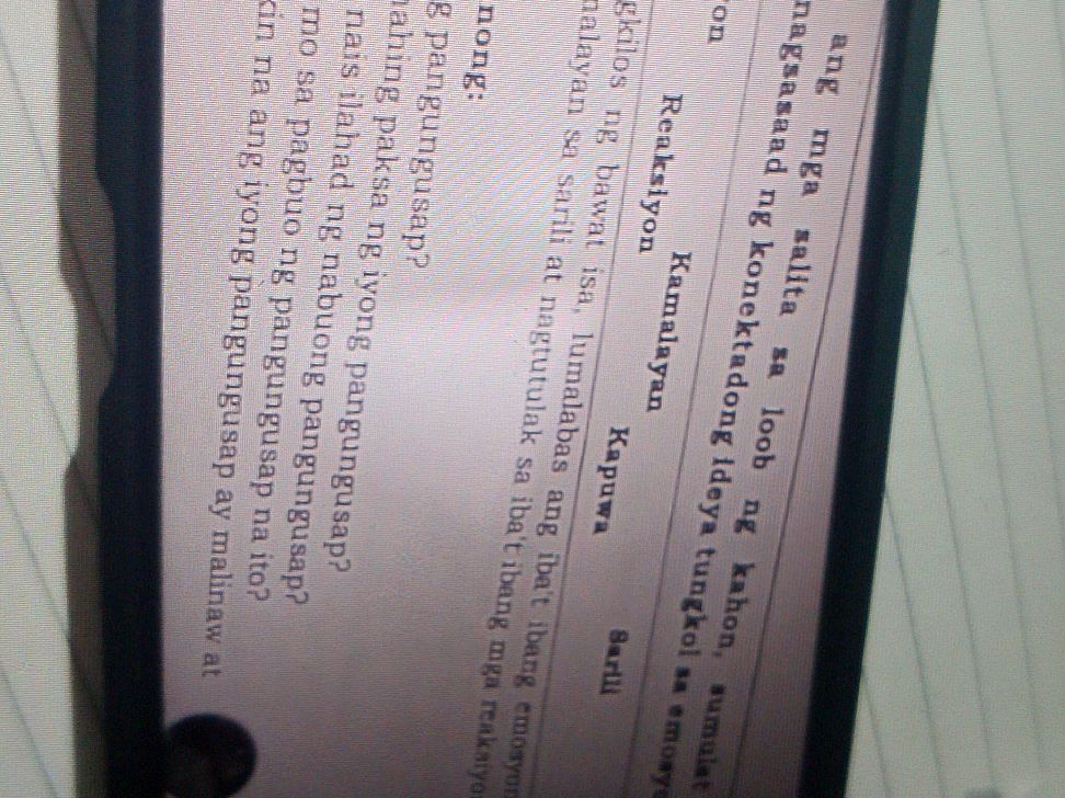 ang mga salita sa loob ng kahon, sumulat | StudyX