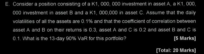E. Consider a position consisting of a K1, | StudyX