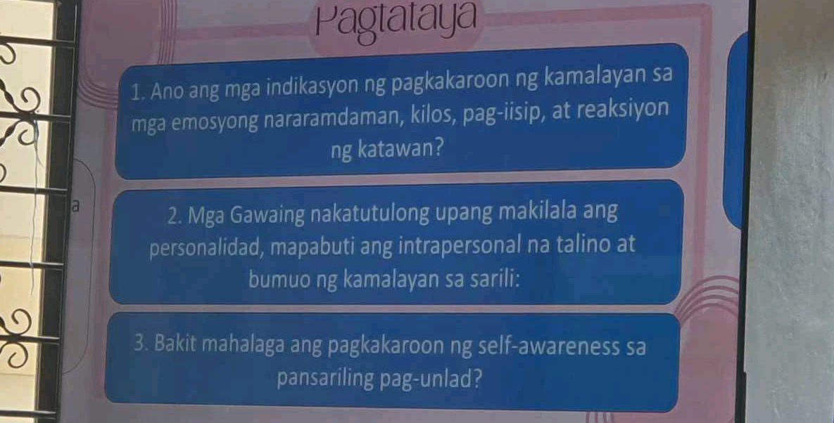 Ano ang mga indikasyon ng pagkakaroon ng
