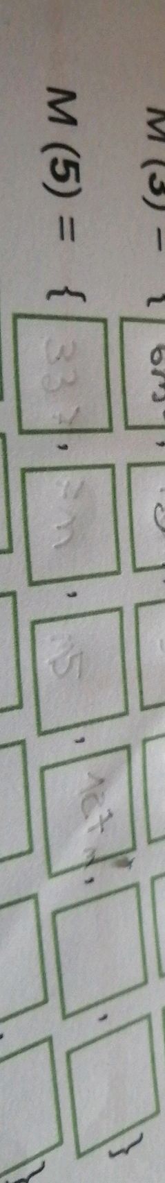 Understanding the notation M(5) | StudyX