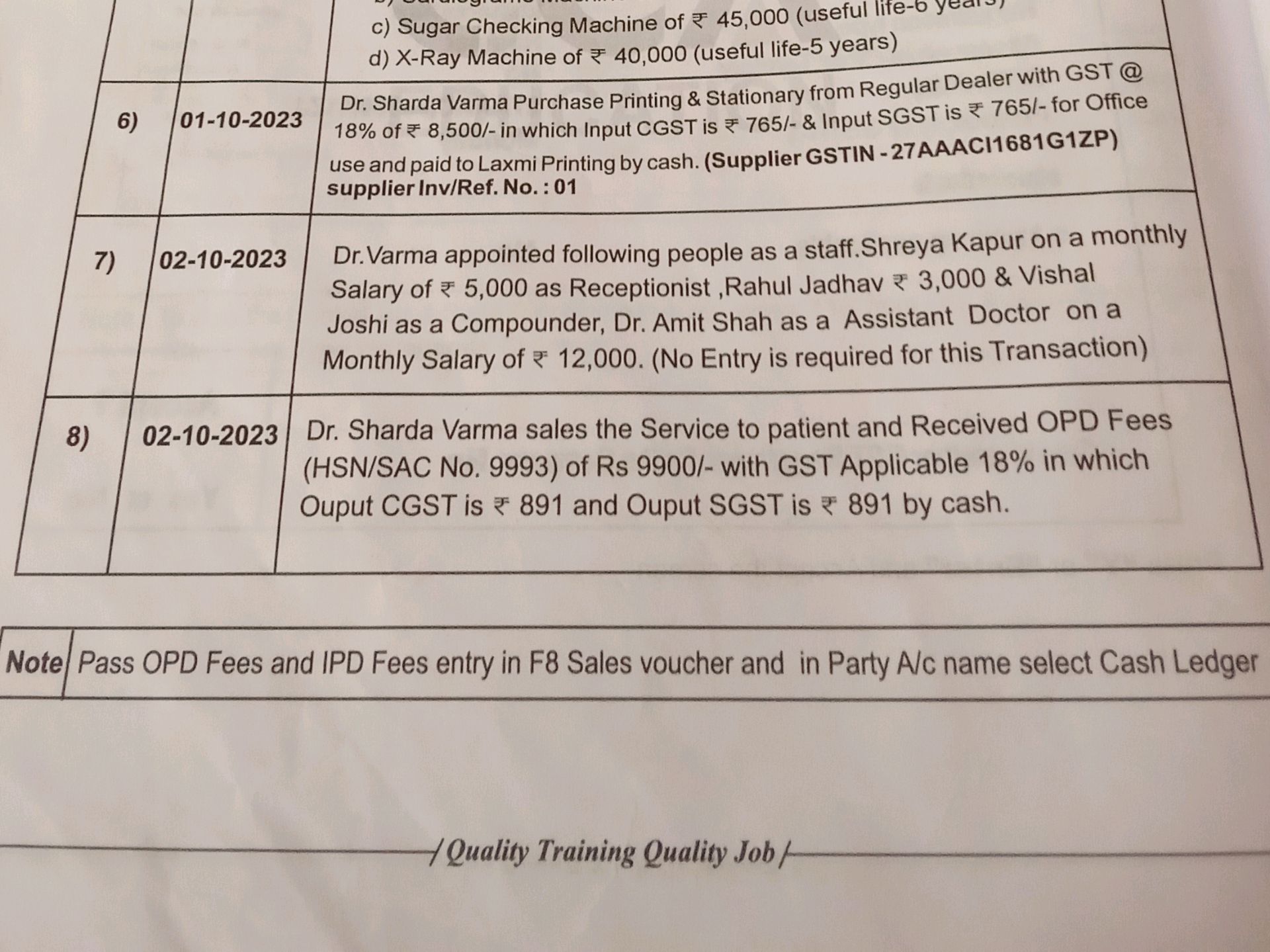 6) 01-10-2023 Dr. Sharda Varma Purchase | StudyX