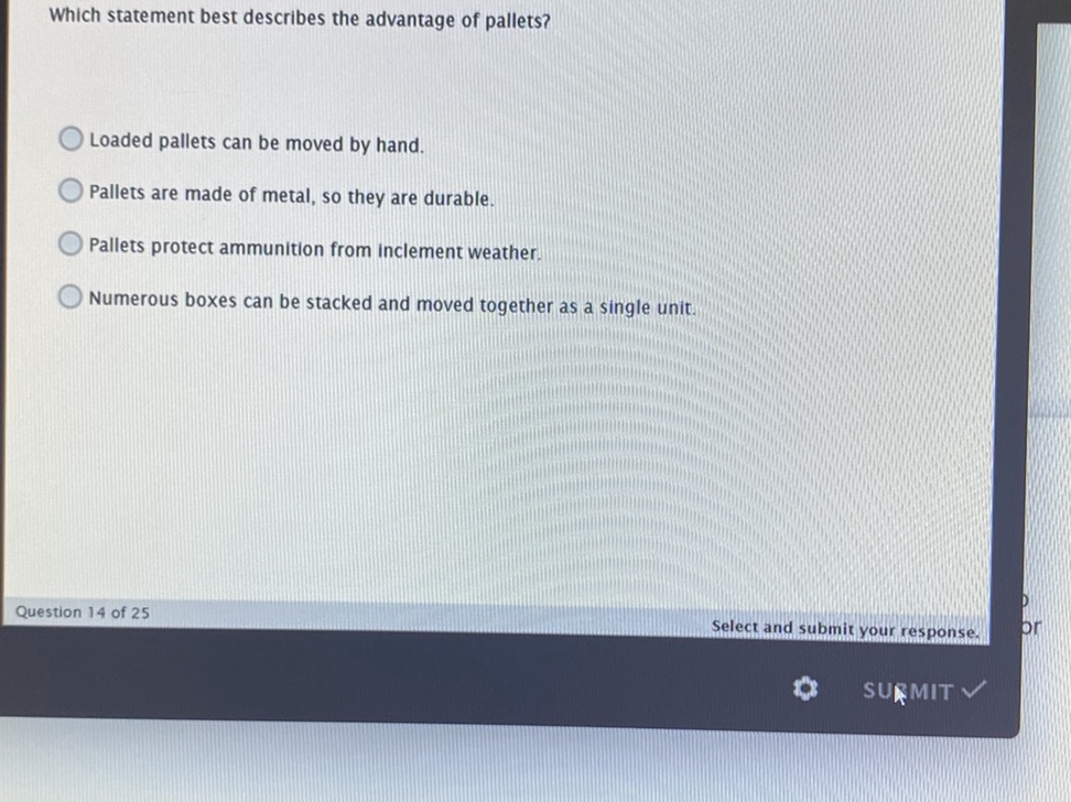 Which statement best describes the advantage | StudyX