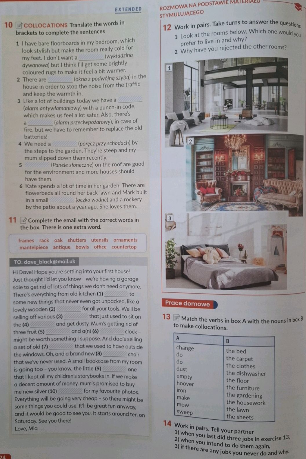 10 COLLOCATIONS Translate the words in | StudyX