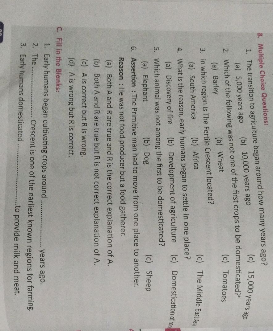 B. Multiple Choice Questions: 1. The | StudyX