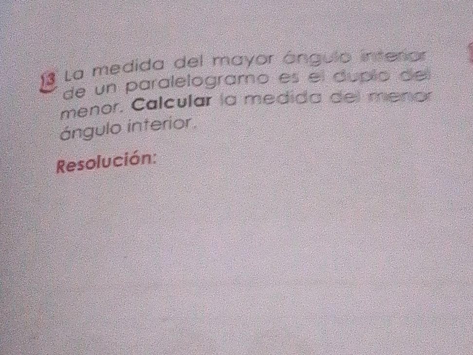 La medida del mayor ángulo interior de un | StudyX
