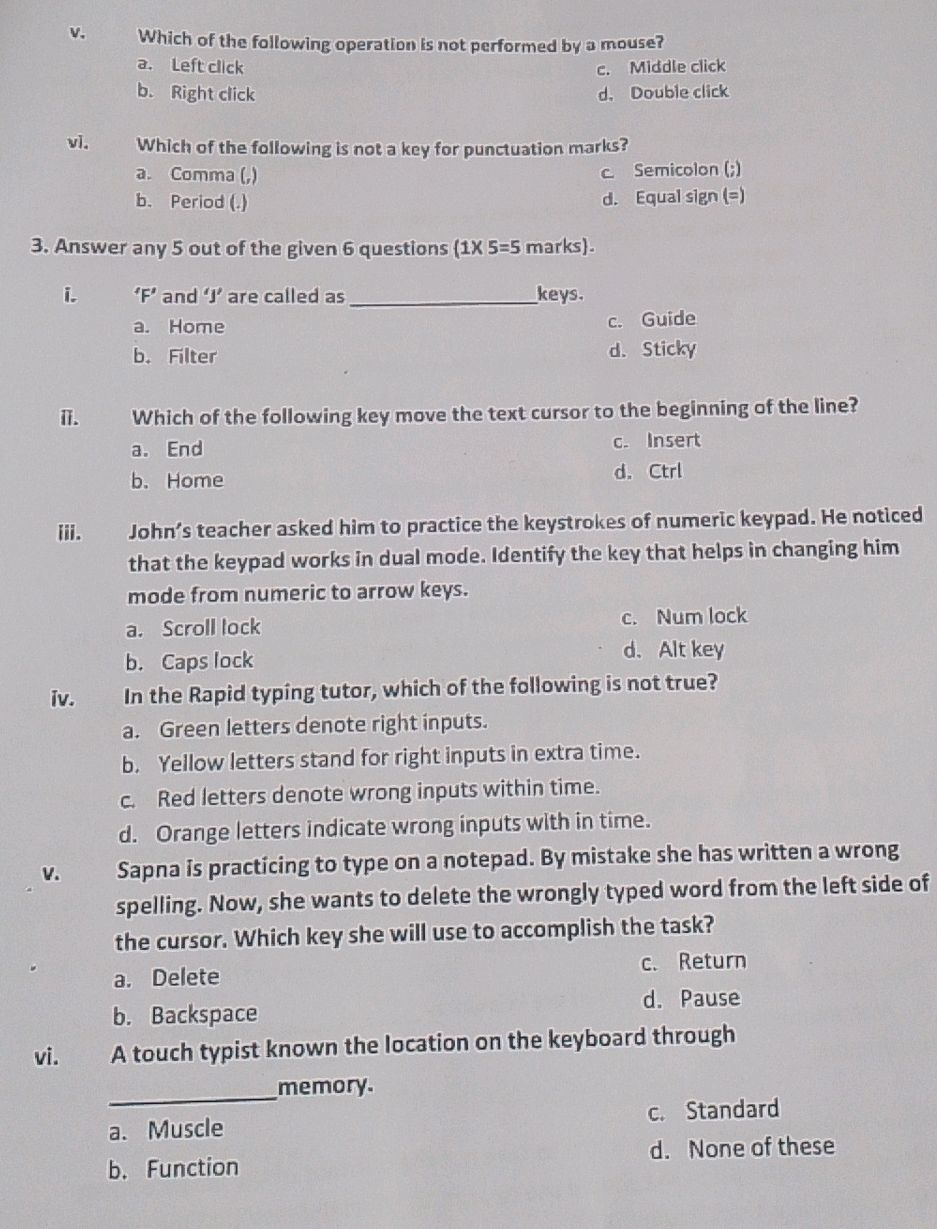 v. Which of the following operation is not | StudyX