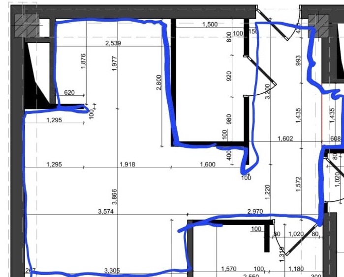The image shows a floor plan with dimensions | StudyX
