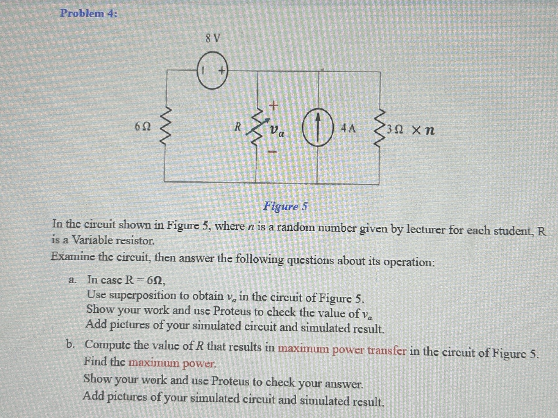 In the circuit shown in Figure 5, where *n* | StudyX