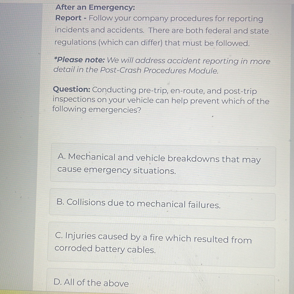 Question: Conducting pre-trip, en-route, and | StudyX