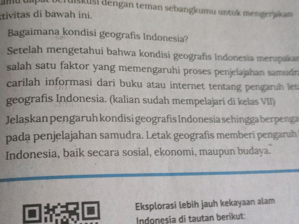 Bagaimana kondisi geografis Indonesia? | StudyX