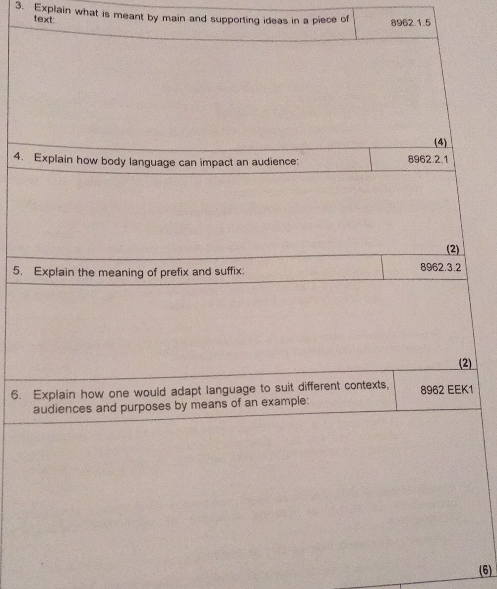 3. Explain what is meant by main and | StudyX