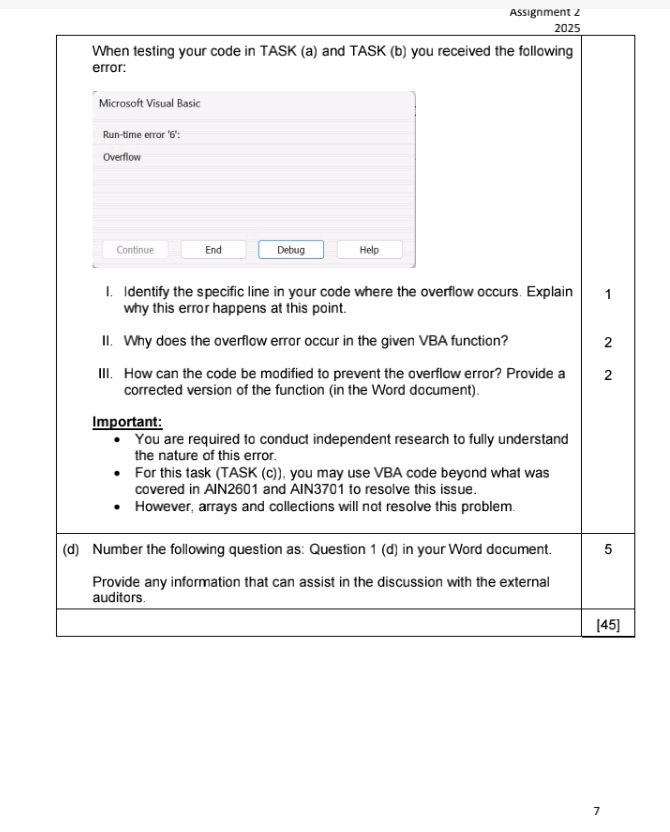 I. Identify the specific line in your code | StudyX