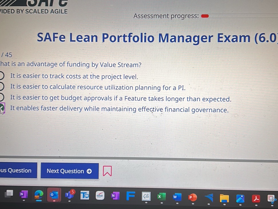 What is an advantage of funding by Value