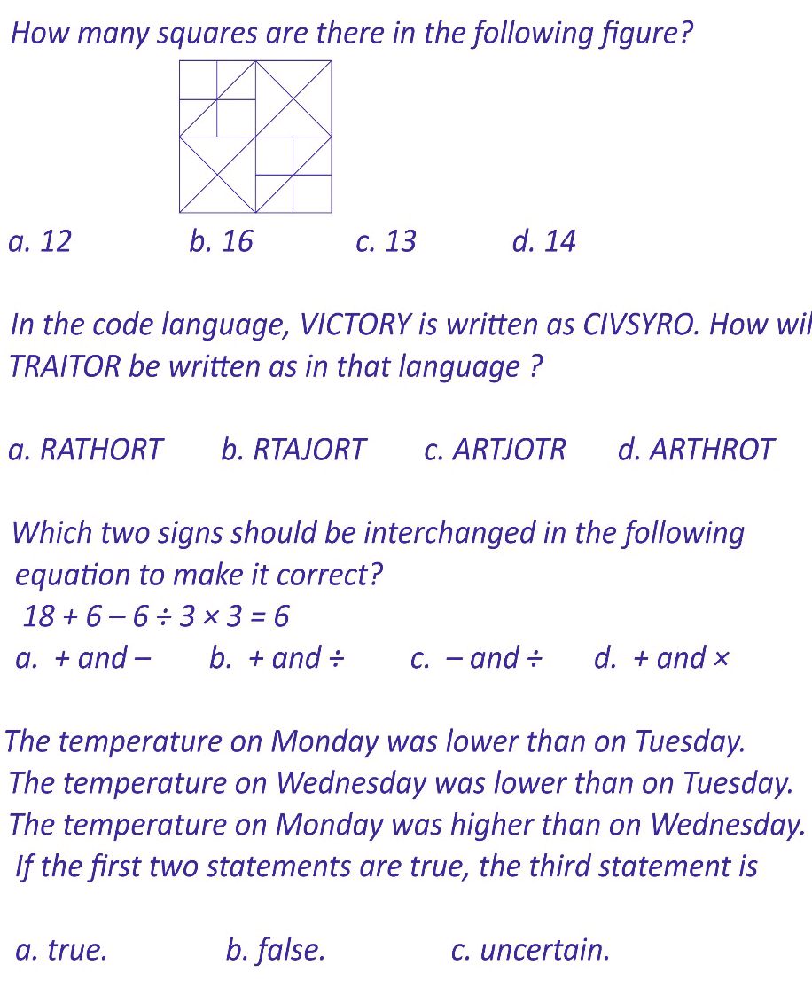 How many squares are there in the following | StudyX