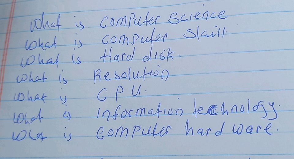 What is computer Science What is computer | StudyX
