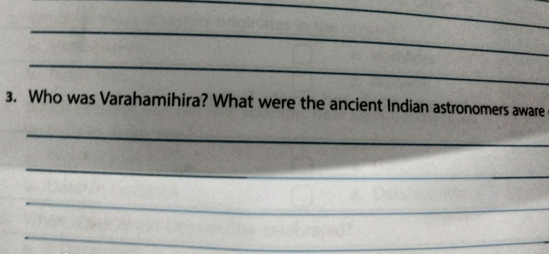 3. Who was Varahamihira? What were the | StudyX