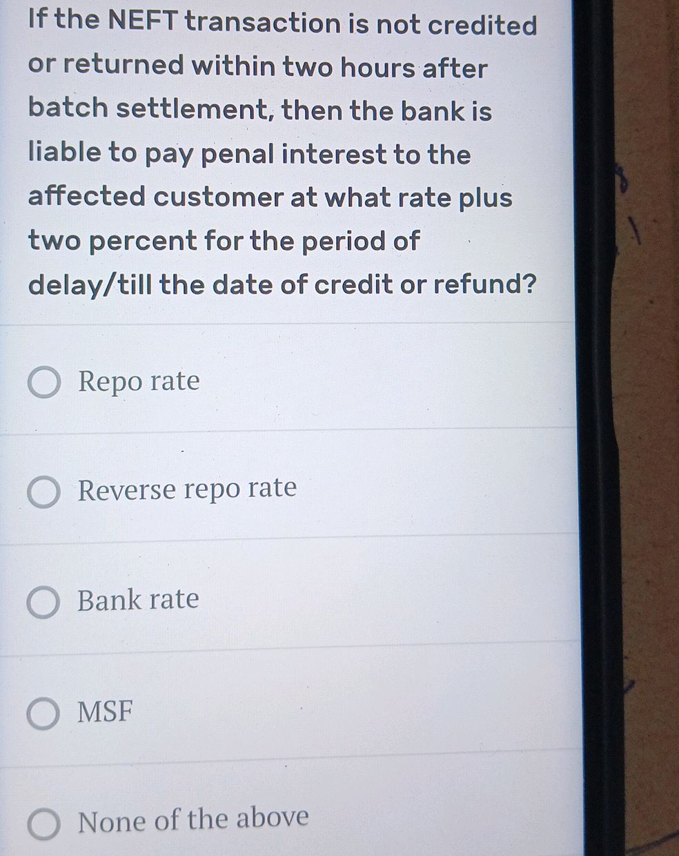 If the NEFT transaction is not credited or | StudyX