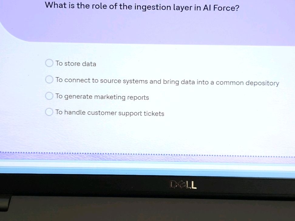 What is the role of the ingestion layer in | StudyX