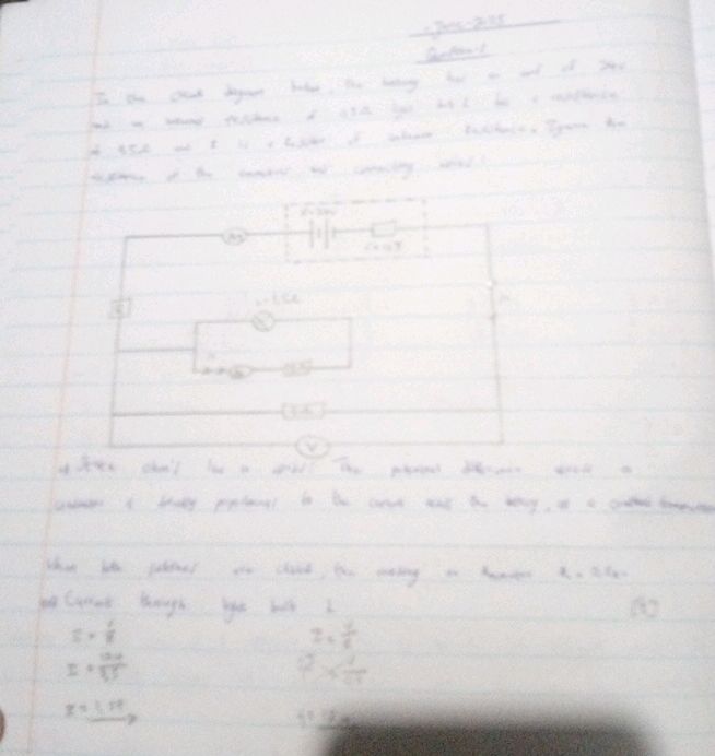 In the circuit diagram below, the battery | StudyX