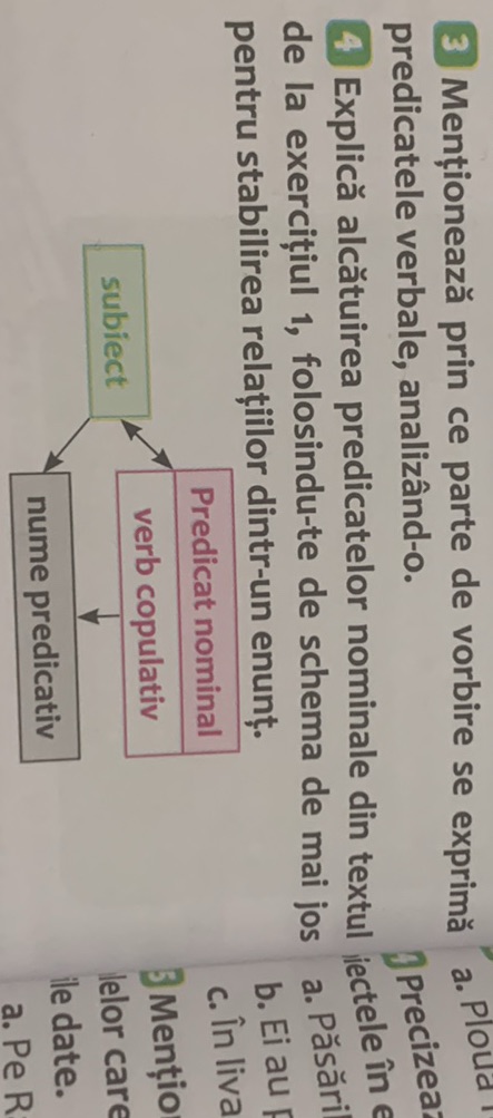 3 Menționează prin ce parte de vorbire se | StudyX