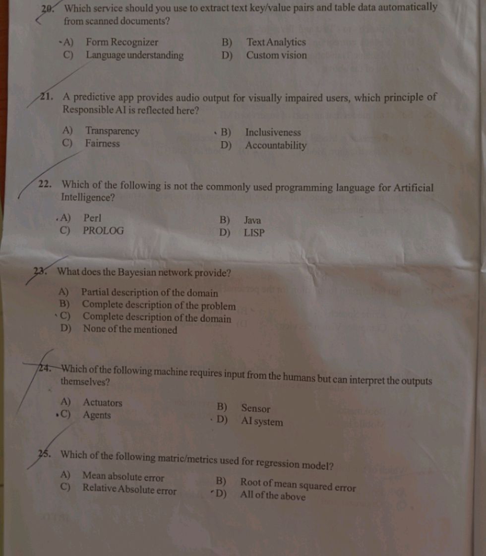 20. Which service should you use to extract | StudyX
