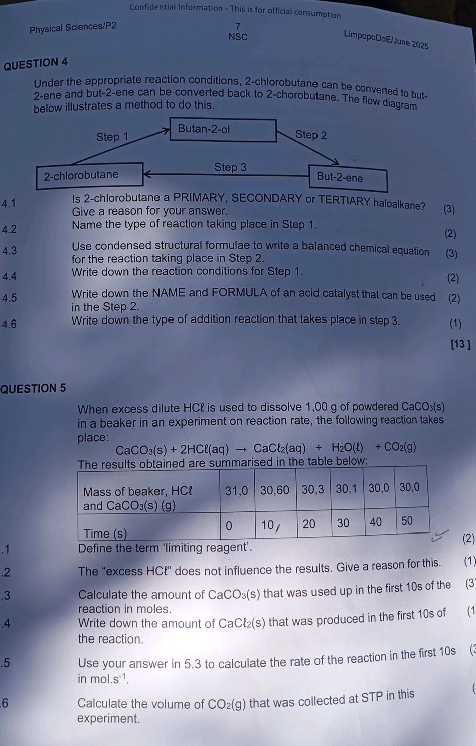 QUESTION 4 Under the appropriate reaction | StudyX