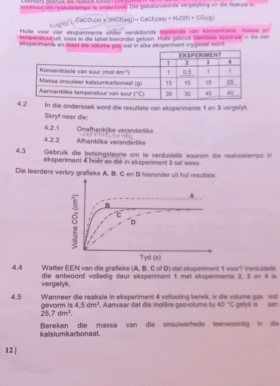The balanced equation for the reaction is: | StudyX