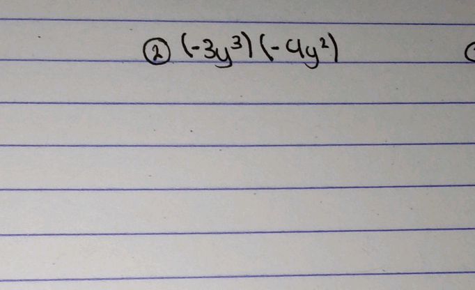 Simplifying the expression 2(-3y^3)(-4y^2) | StudyX