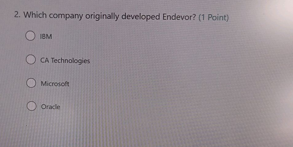 Which company originally developed Endevor?
