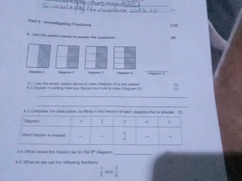 Part 2: Investigating Fractions 4. Use the | StudyX