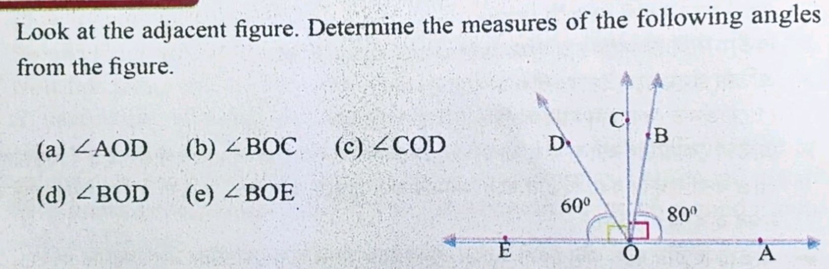 Look at the adjacent figure. Determine the | StudyX