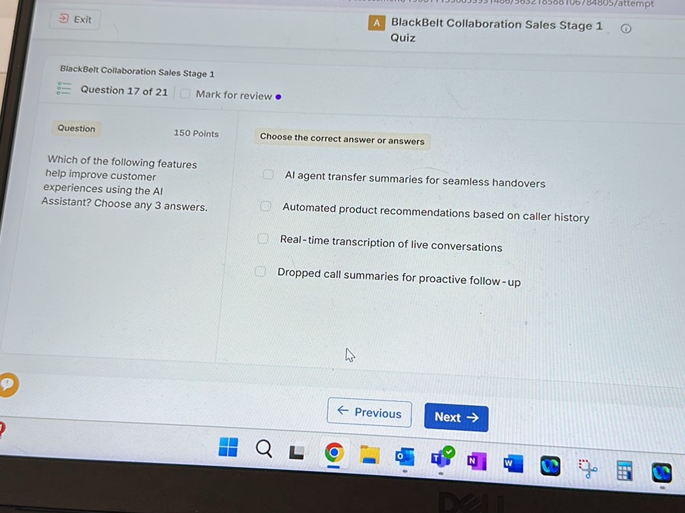 Which of the following features help improve | StudyX