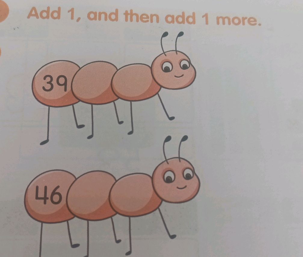 Add 1, and then add 1 more. There are two | StudyX