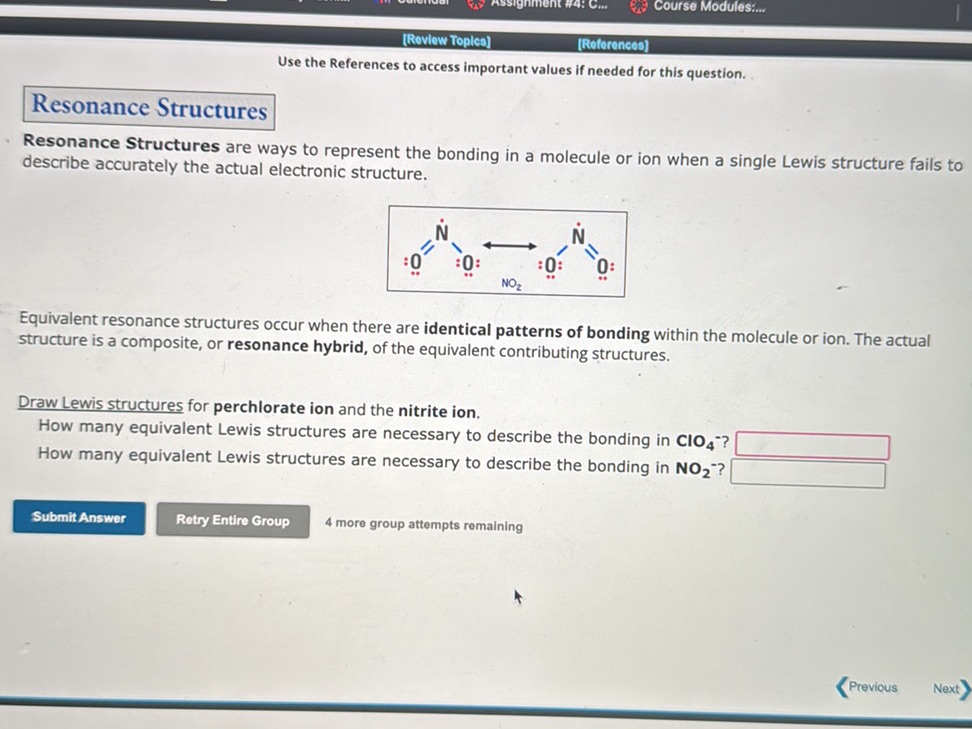 Draw Lewis structures for perchlorate ion | StudyX