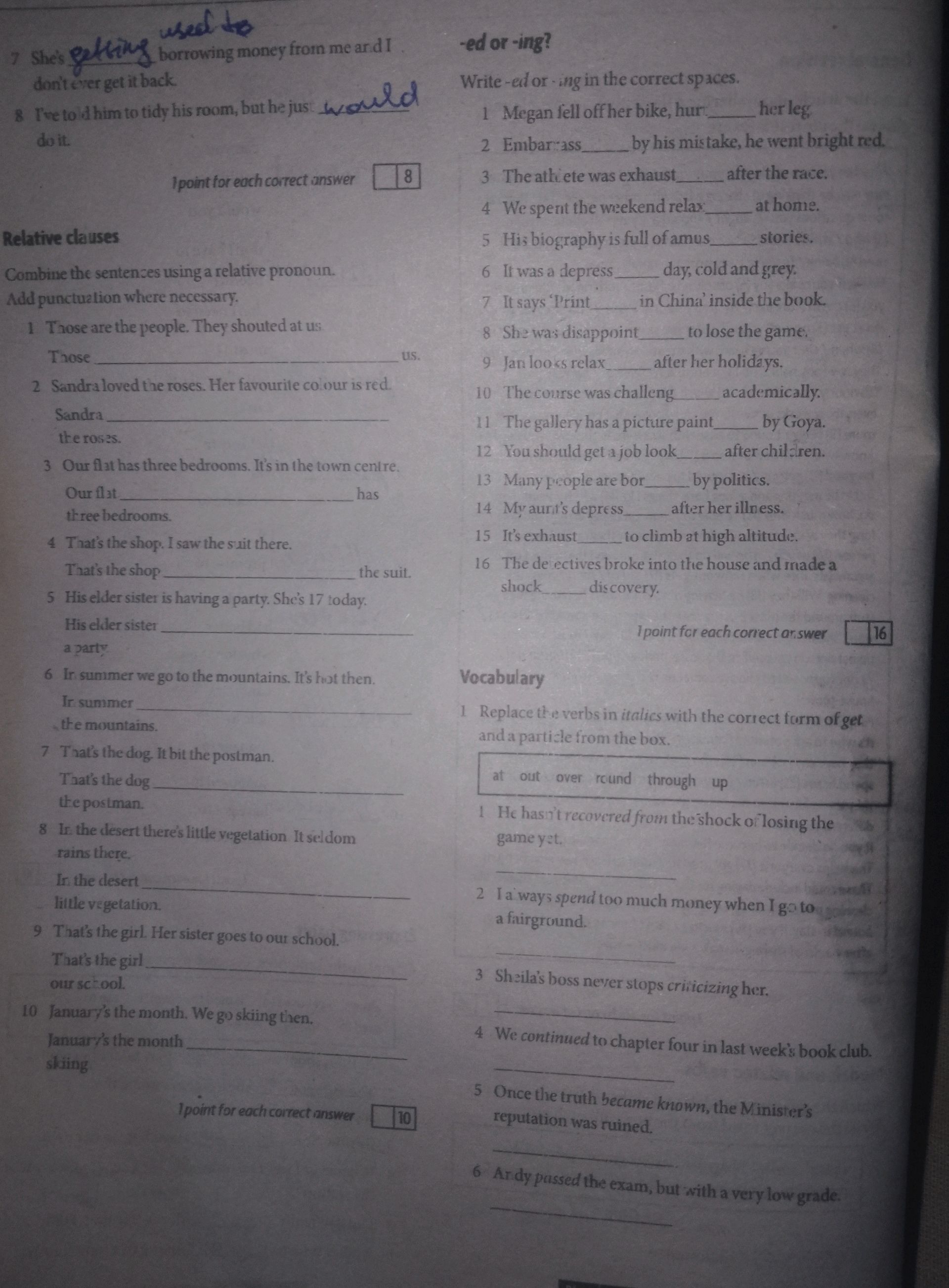 Relative clauses Combine the sentences using | StudyX