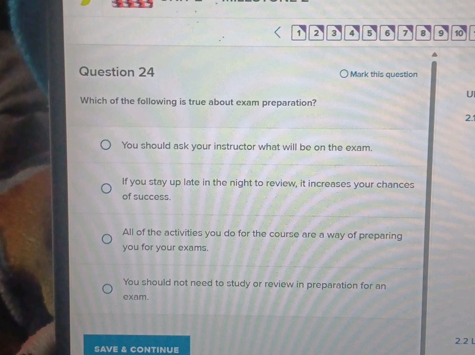 Question 24 Which of the following is true | StudyX