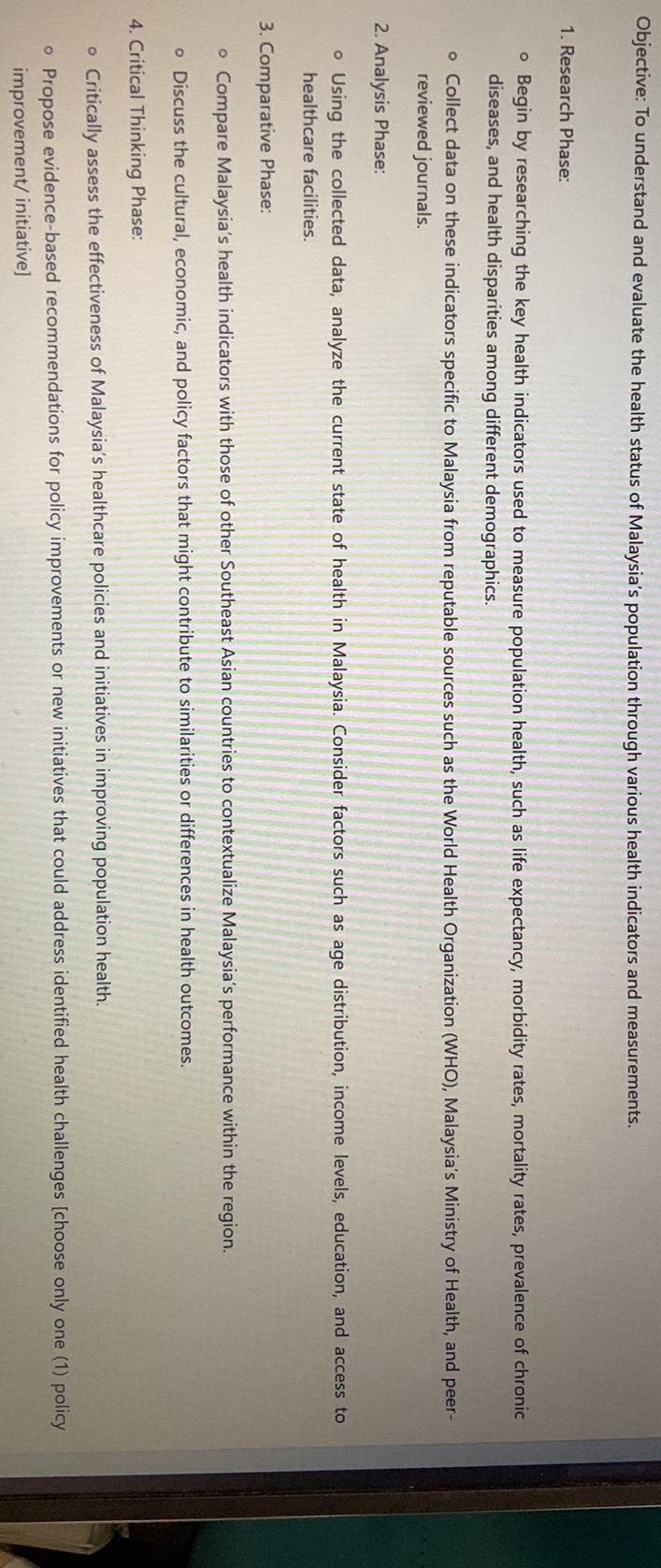 Objective: To understand and evaluate the | StudyX