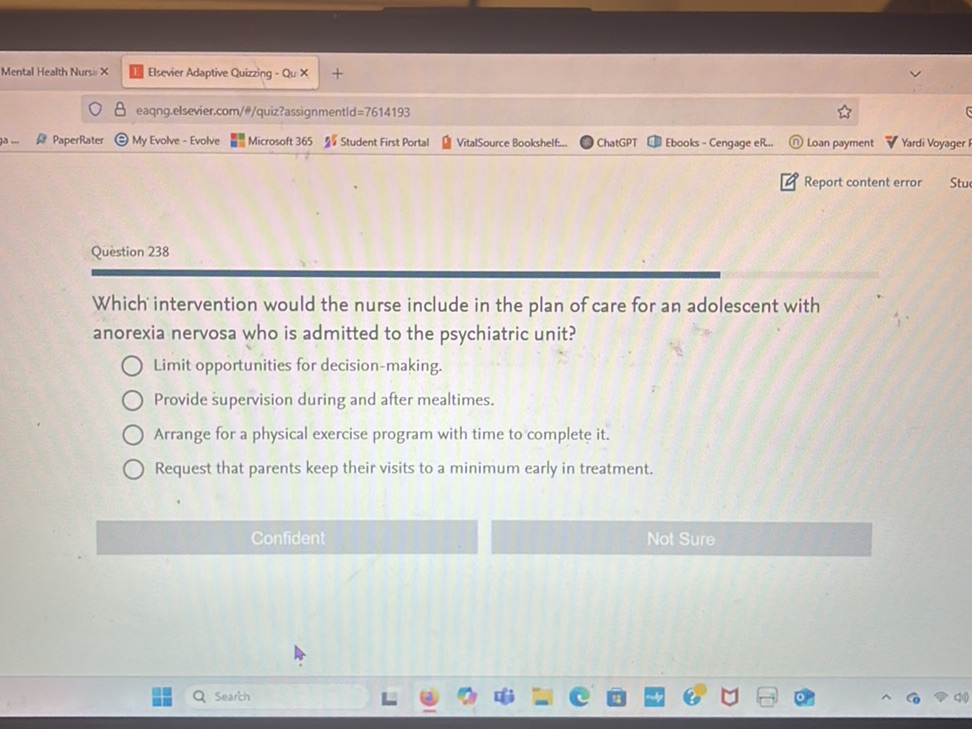 Which intervention would the nurse include | StudyX