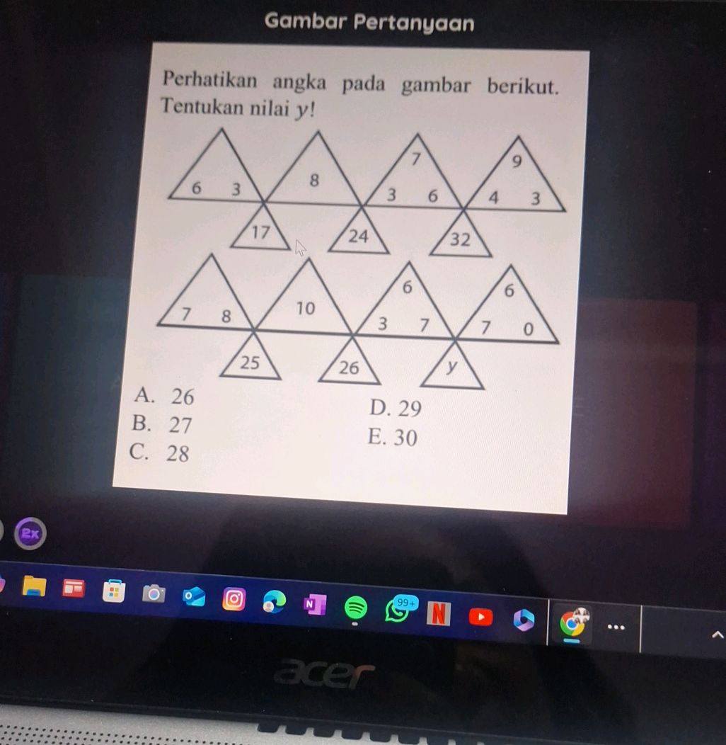 Perhatikan angka pada gambar berikut. | StudyX