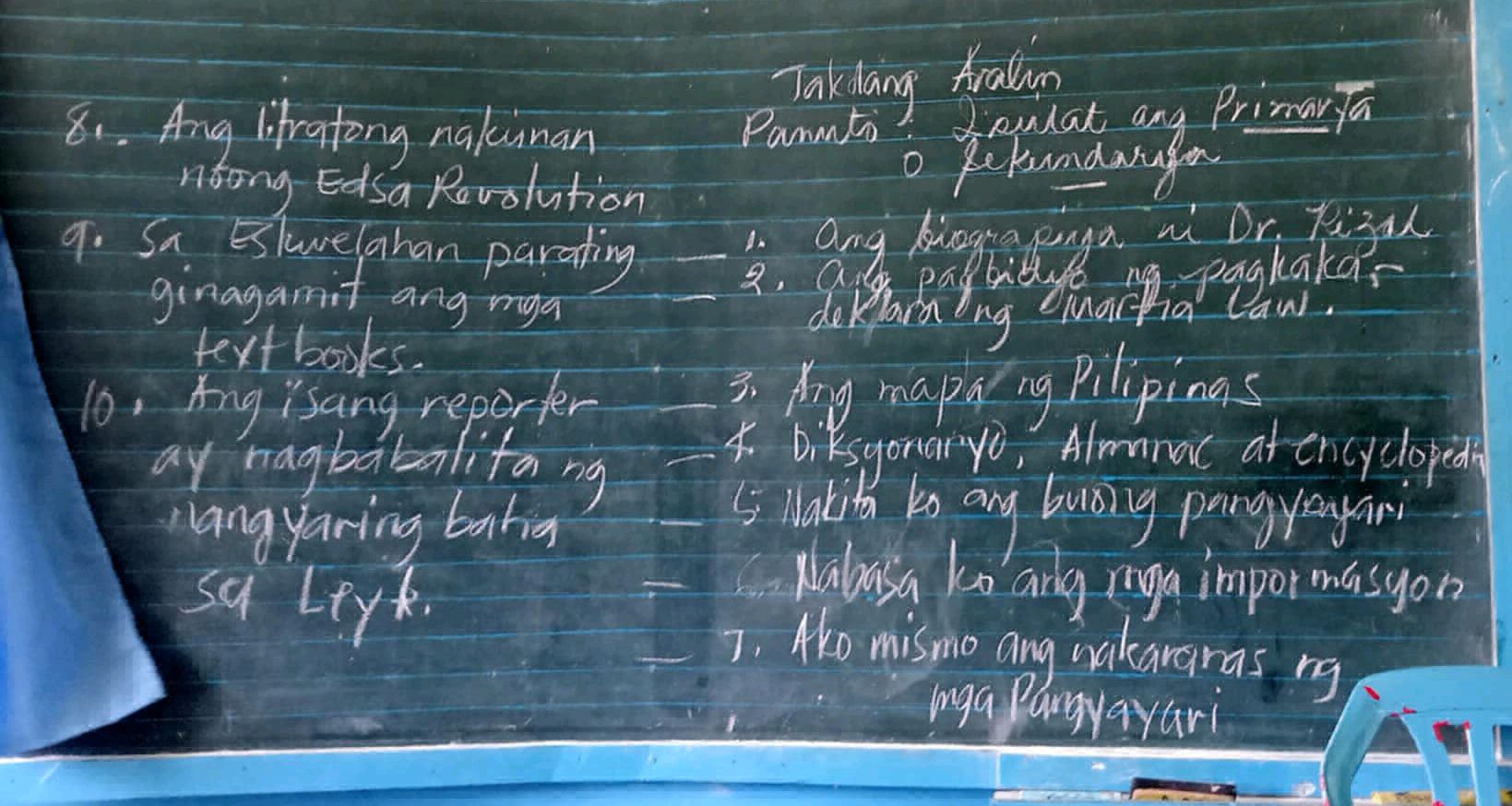 8. Ang litratong nakunan noong Edsa | StudyX