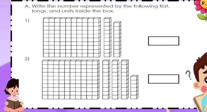 A. Write the number represented by the | StudyX