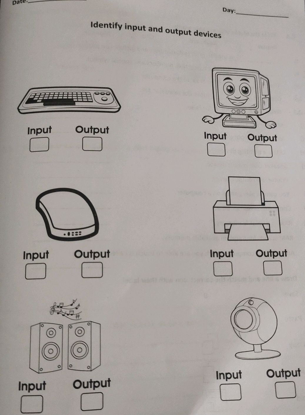 Identify input and output devices Input | StudyX