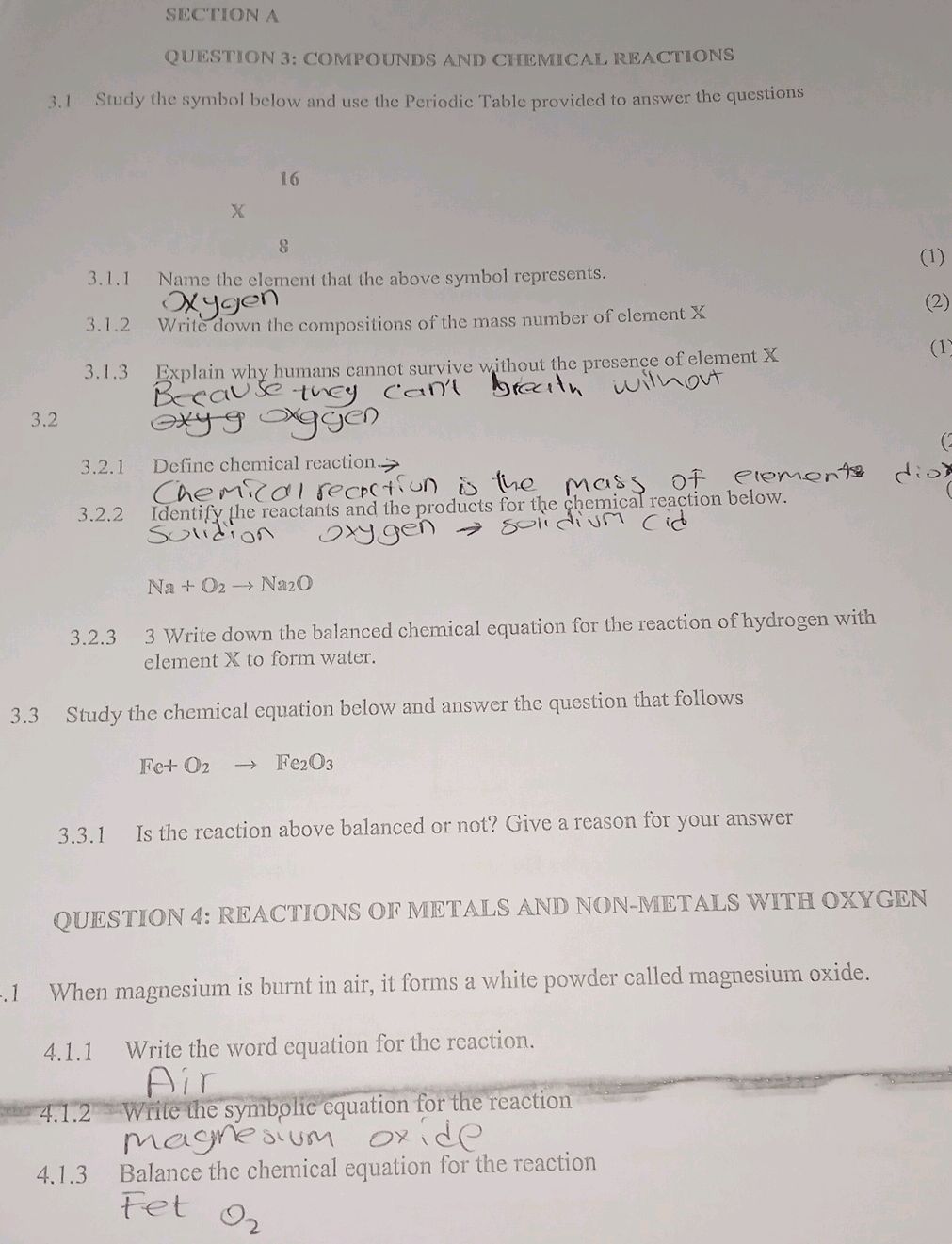 3.1 Study the symbol below and use the | StudyX
