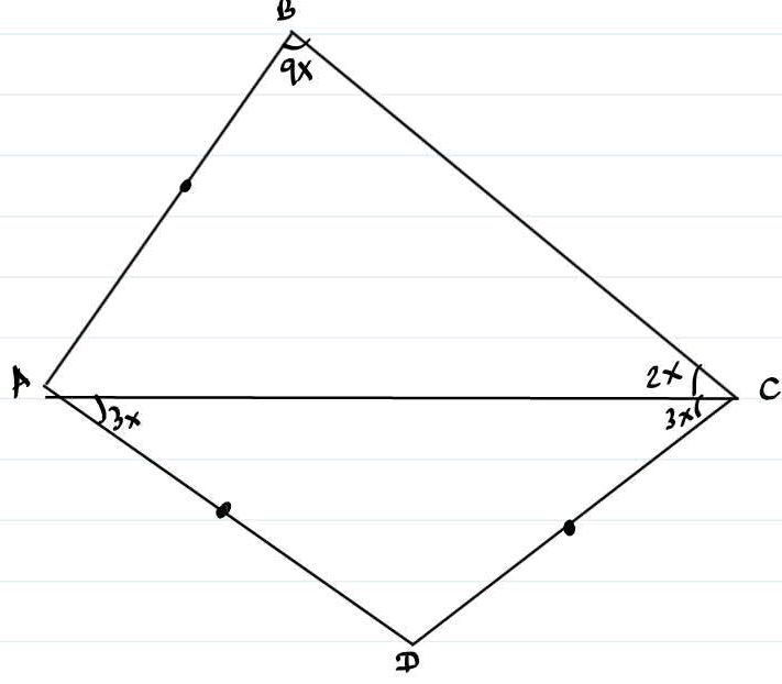 The image shows a quadrilateral with angles | StudyX