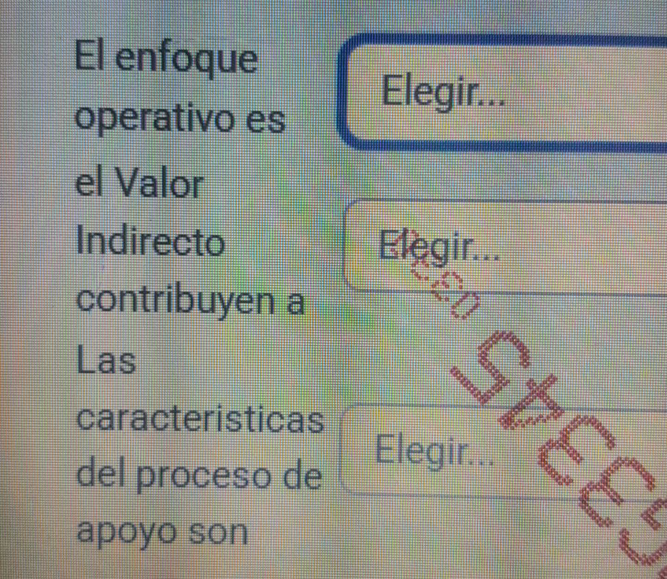 El enfoque operativo es el Valor Indirecto | StudyX