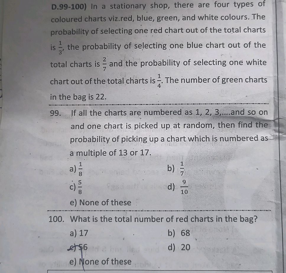 In a stationary shop, there are four types | StudyX