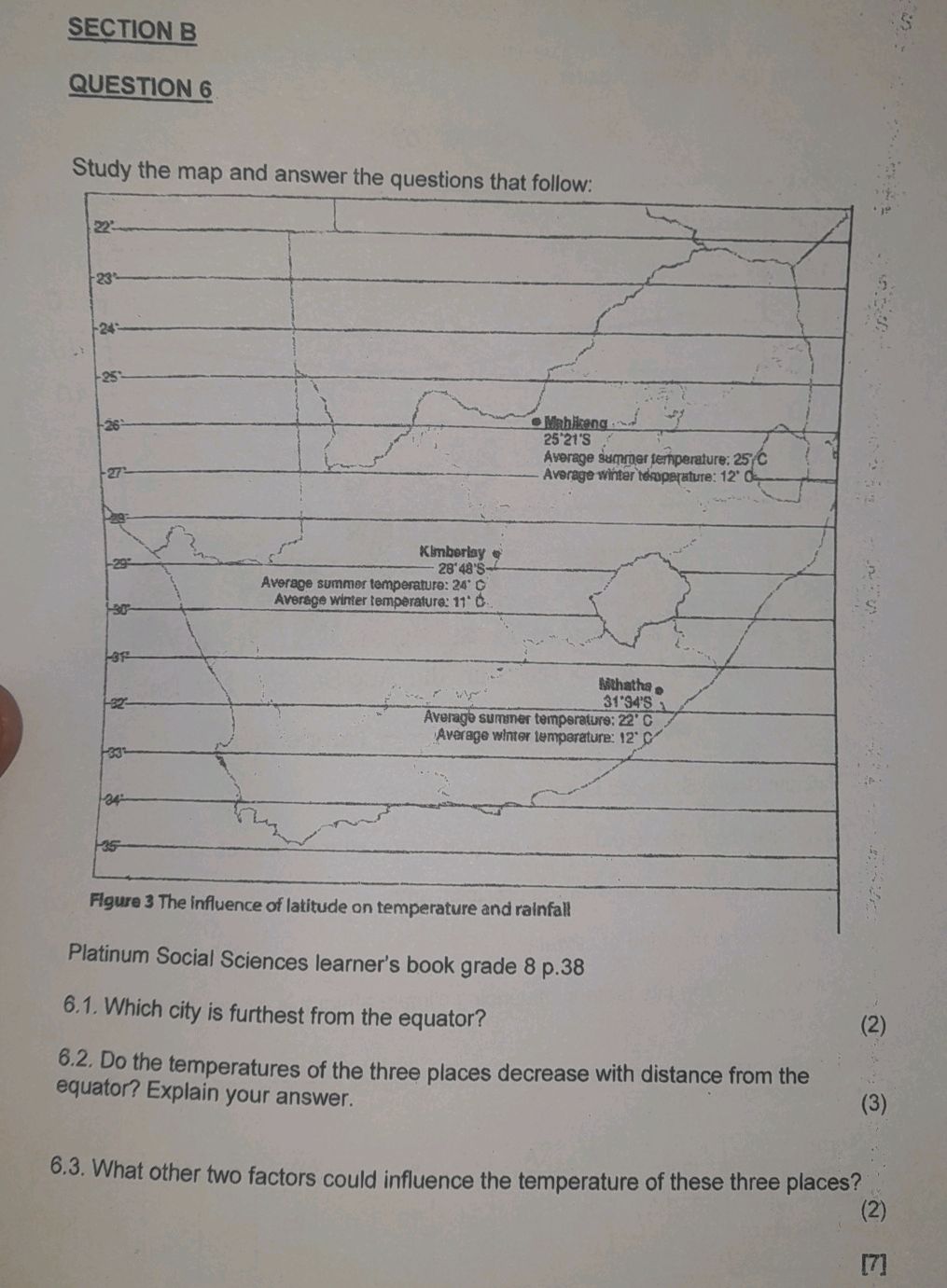Study the map and answer the questions that | StudyX