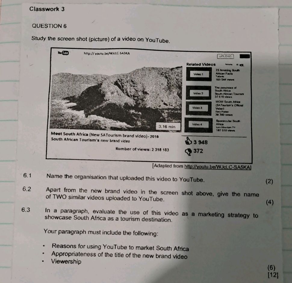 QUESTION 6 Study the screen shot (picture) | StudyX