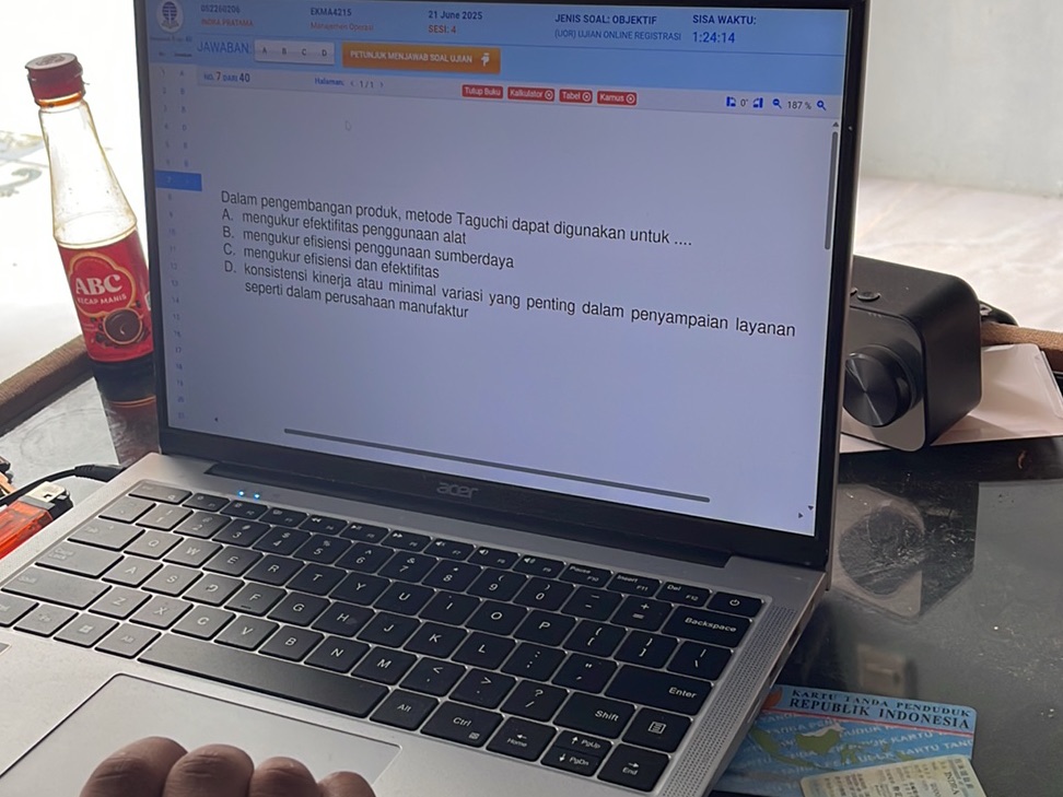 Dalam pengembangan produk, metode Taguchi | StudyX